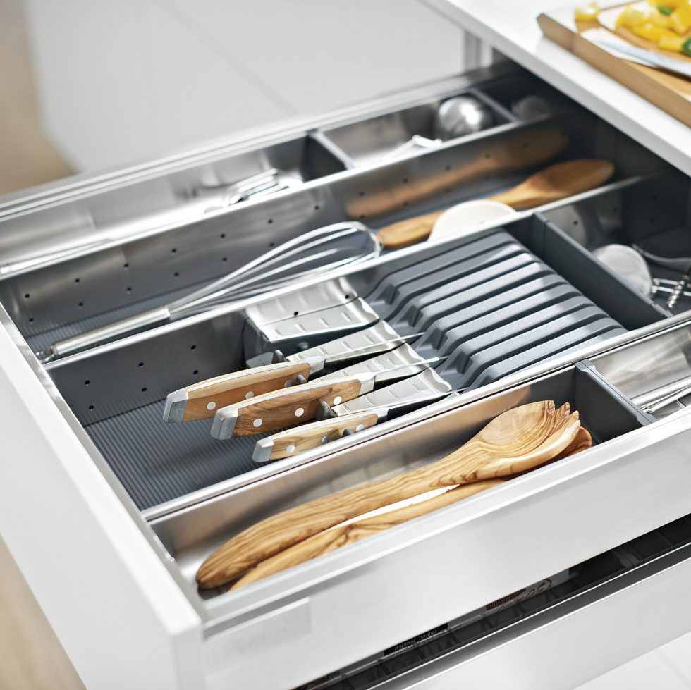 Blum Orga-line Cutlery System - Peter Hay Kitchens Ltd