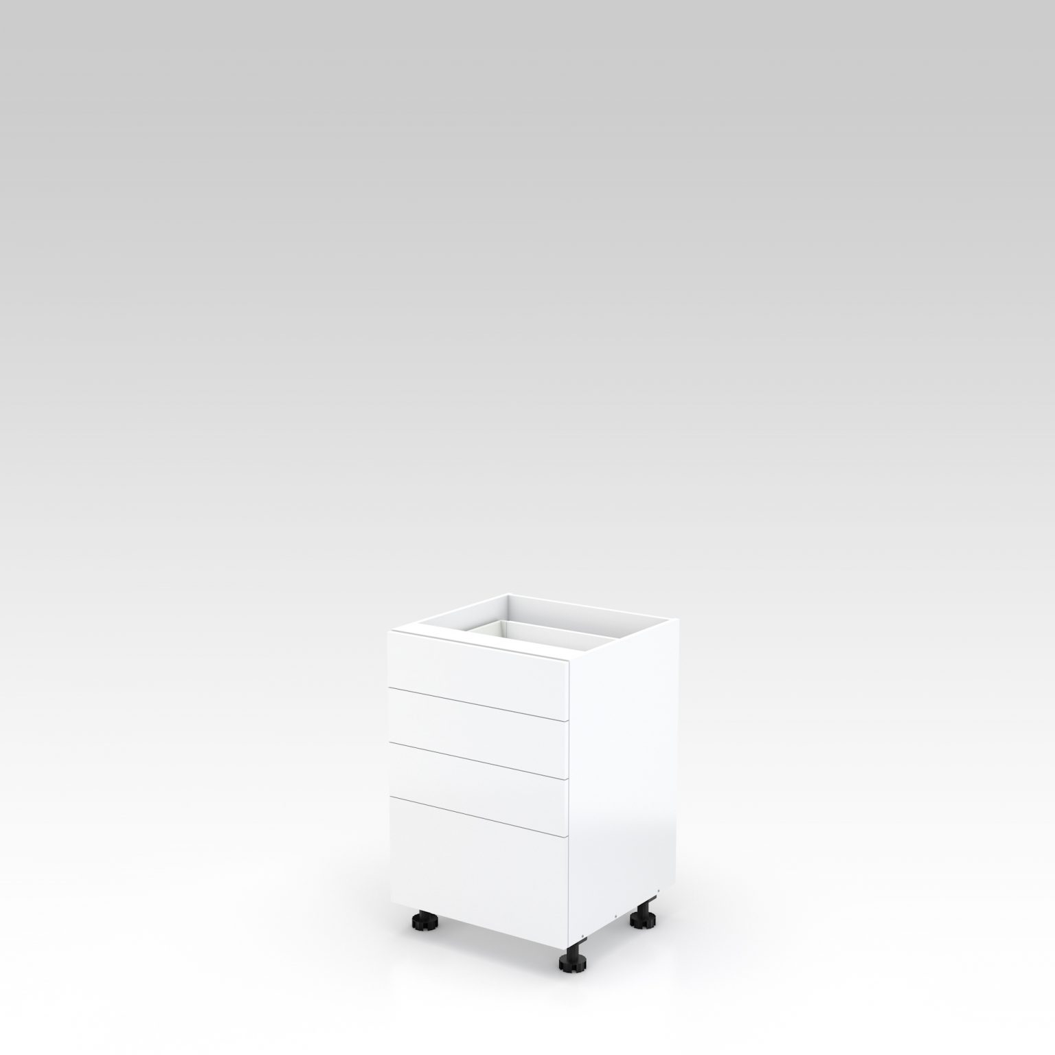 Base 4 Drawer Cabinet - Peter Hay Kitchens Ltd